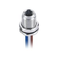 China 1A 60V M5 Circular Connector A Code 3Pin 4Pin Panel Mount Connector for sale