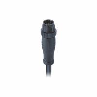 China Plastic M12 A Coded Cable CAN DVN 5 Pin Molded Cable Unshielded for sale
