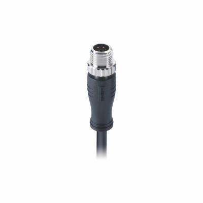 Cina AWG 14 TPU di CA di 1m M12 5 Pin Shielded Cable 16A 690V sopra il modanatura in vendita