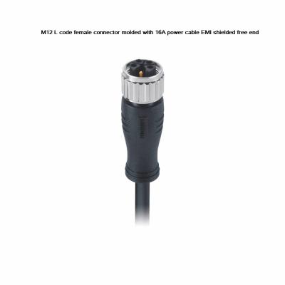 Cina CA M12 L codice 5 Pin Connector di 5M Sensor Actuator Cable 16A 690V in vendita