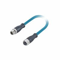China Shielded Industrial Ethernet Cable X Code Male To A Code Female For Profinet Network for sale