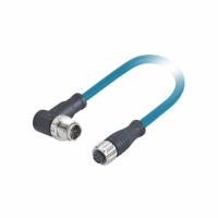 China Shielded Industrial Ethernet Cable X Code Male To A Code Female For Profinet Network for sale