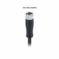 China PVC A Code M8 Sensor Cable Unshielded Straight 0.25mm2 Wire gauge for sale