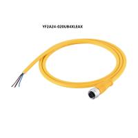 China M12 2m Sensor Actuator PUR Jacket Cable A Coded Female Connector for sale