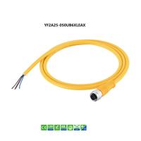 China A Coded Female M12 PUR Jacket Cable 5 Pin 5m Sensor Actuator for sale