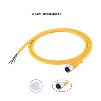China Sensor Actuator PUR Jacket Cable A Coded Female 5 Pin 10m Shielded M12 for sale