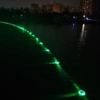 China Round LED Pavement Markers Solar Road Stud Raised PC Plastic Deck Step Floor Light for sale