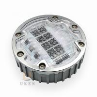 China IL300 Embedded Solar Panel Round Road Stud LED Reflector Underground Pavement Marker Light for Driveway for sale