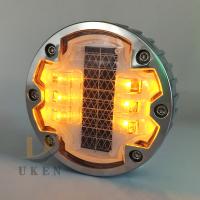 China IL300 Embedded Solar Panel Round Road Stud LED Reflector Underground Pavement Marker Light for Driveway for sale