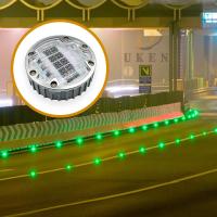 China IL300 Embedded Solar Panel Round Road Stud LED Reflector Underground Pavement Marker Light for Driveway for sale