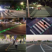 China Embedded Remote Controlled Road Marker Smart Wired LED Road Stud Light for Smart City for sale