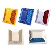 China High Load Bearing Reflective Road Stud Flat Square Raised Pavement Marker for sale