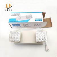 China 2 Heads LED Emergency Lights Automatic Fire Proof Electric Battery Backup for sale
