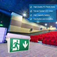 China Ceiling Mounted Emergency Exit Light Waterproof Fire Evacuation Indicator Sign for sale