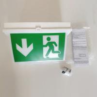 China Ceiling Mounted Emergency Exit Light Waterproof Fire Evacuation Indicator Sign for sale