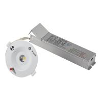 China Round Recessed Emergency Downlight Lithium Battery Backup LED Spot Down Light for sale