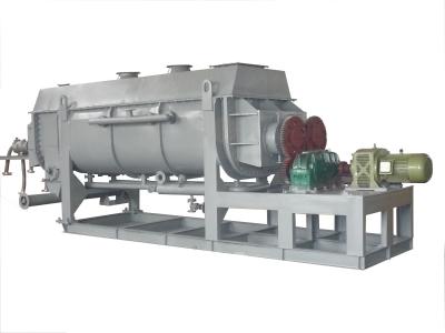 China Horizontal Vacuum Kjg Hollow Paddle Dryer For Sludge for sale