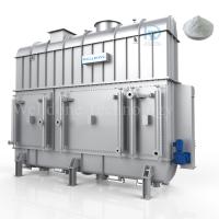 China Automatic Continuous Vibrating Fluid Bed Dryer Horizontal Vibration Fluid Bed Dryer Fluidized Bed Drying Machine for sale