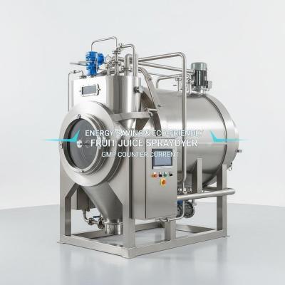 China Energy Saving and Environmental Friendly GMP Counter Current Fruit Juice Fluidized Spray Dryer for sale