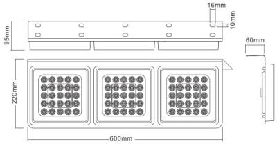 Cina Le parti giapponesi 75pcs del camion di Mitsubishi Hino hanno condotto le luci posteriori 37.5W del camion in vendita