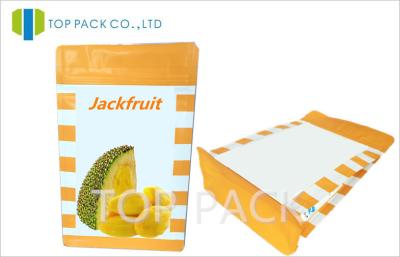 Cina Imballaggio per alimenti su ordinazione Doypack inferiore normale della frutta secca a chiusura lampo con la chiusura lampo della tasca in vendita