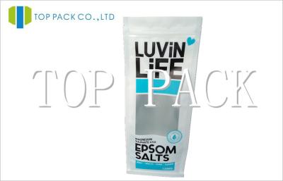 中国 注文の側面のガセットの長方形の底 Bags1KG ジップ ロック式の Epsom 食品包装の塩 販売のため