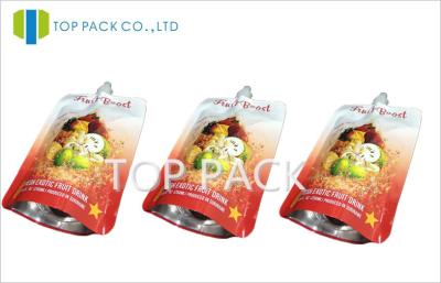 Cina Il succo di plastica sta sulla stampa variopinta su misura fondo del rinforzo del sacchetto del becco in vendita