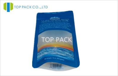 中国 無光沢の終了する塩の食品包装袋のジッパー ロックの破損のノッチ 8oz/16oz 販売のため