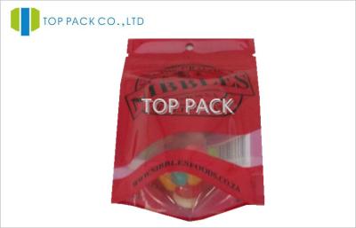 中国 リサイクルされた赤いジッパーの食品等級 50g 肉をヒート シールする袋を立てます 販売のため