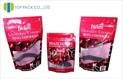 China Multilayer Laminated Zippered Plastic Bags For Fruit Chocolate Moisture Proof for sale