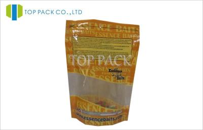 China PET / PE Plastic Pet Food Bag Pouch Gravure Printing with bottom gusset for sale