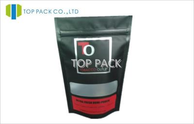 China Black Matte Printing Custom Food Packaging Stand Up Pouches for sale
