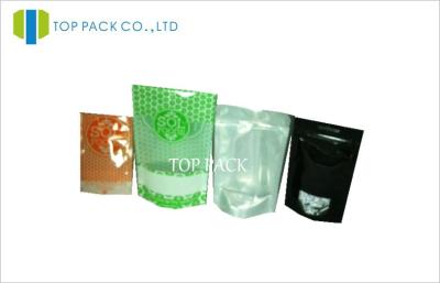 China Resealable Plastic Zip Lock Stand Up Bags Customized Size Printing for sale