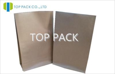 China Foil Lamination Resealable Stand Up Pouches Flat Bottom for Coffee Beans for sale