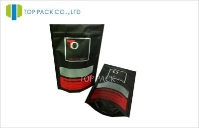 中国 銀製のロゴは食糧袋の 再封可能 無光沢の終わりの平底を立てます 販売のため