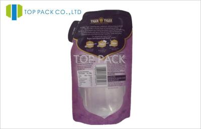 China PET / PE Stand Up Snack Food Packaging Back 8oz Customized Printed With Window for sale