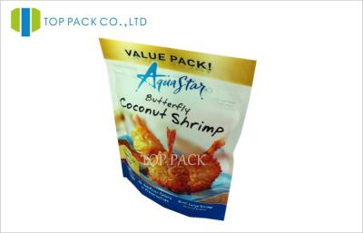 China Laminated Foil Printed Custom Food Packaging Bags  Reclosable Cooked Food bag for sale