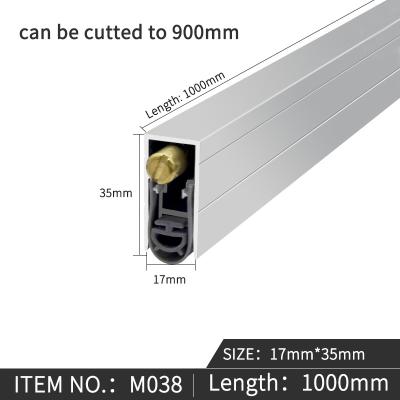 Cina Le guarnizioni inferiori automatiche di goccia giù per la porta di legno completamente riguardano le strisce di gomma del silicone in vendita