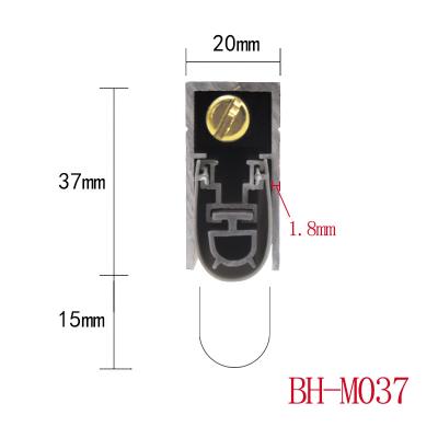 중국 내구성 있는 자동 문 바닥 밀폐 20*37mm 알루미늄 날씨 스트립 판매용