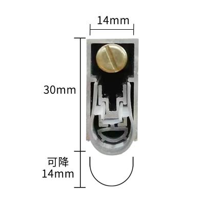 Cina Anodizzato finitura sigilli di fondo della porta automatica con regolazione di ritratto in vendita