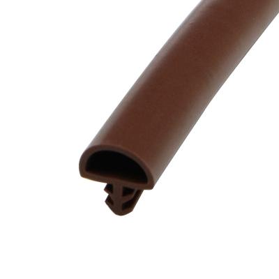 China Sound Proof Wooden Door Seal Strip Anti-Collision PVC Rubber Sealing Strips For Wooden Door And Push-Fit Windows for sale