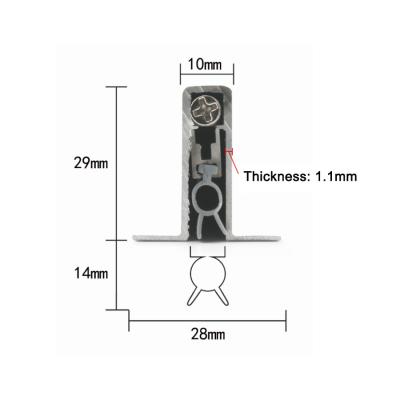 China Concealed Drop Down Door Weather Seal dustproof For Wooden Door for sale