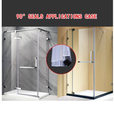 Chine la porte magnétique de PVC de bande de joint de porte de douche de salle de bains de 10mm 90° bourrelet à vendre