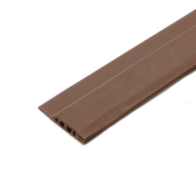 Cina La guarnizione inferiore della porta di gomma acustica di fettuccia di vigogna del silicone di Brown spoglia 1000mm in vendita
