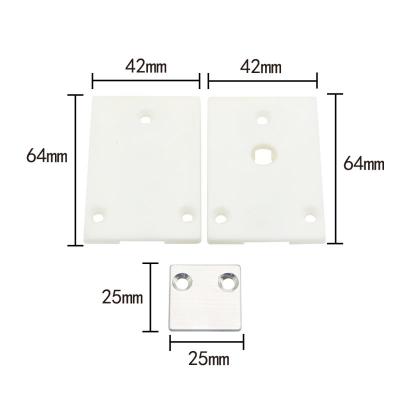 China Multifunctional Automatic Door Bottom Sweep With Fully U Shape Silicone Strips for sale