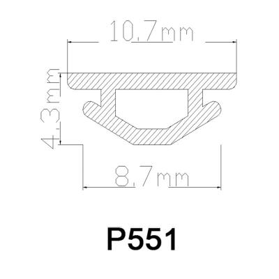 Cina copertura della striscia di gomma del PVC di 12*5.5mm per la scanalatura della vite in vendita