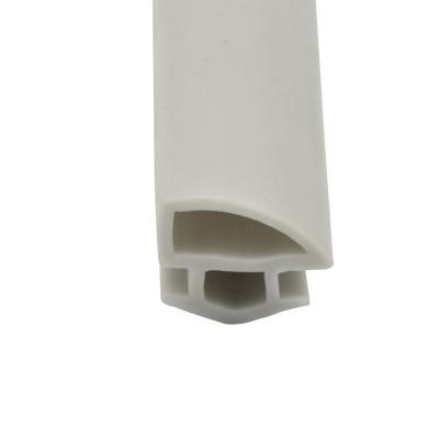 Cina striscia grigio chiaro del sigillo alla porta del guardaroba della striscia di gomma del PVC di 200M Roll in vendita