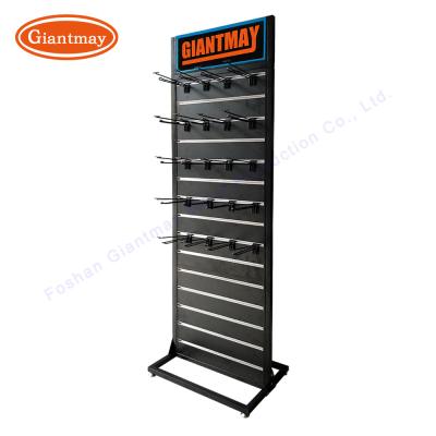 China Metal Slatwall Hanging Hook Mobile Accessories Display Stand for sale