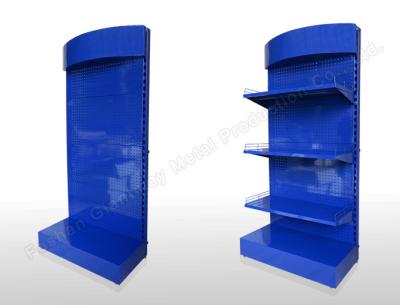 China Perforated Sheet Metal Pegboard Display With Hooks Tool Stand for sale
