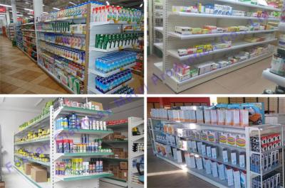 China Hardware Rack Pegboard Expositor Gondola Metal Floor Display for sale